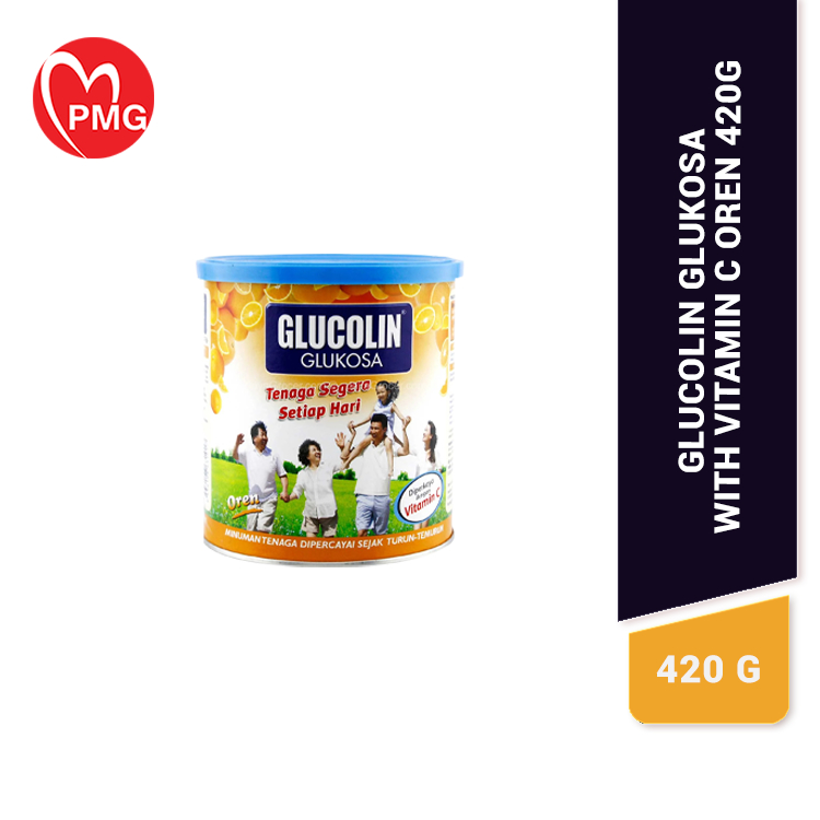 [PMG PHARMACY] Glucolin Glukosa With Vitamin C Oren 420g | Shopee Malaysia