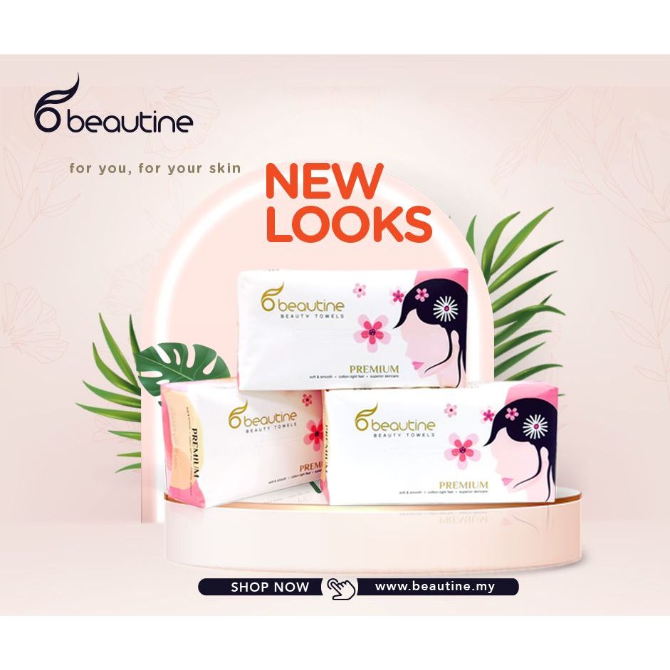 Beautine Premium Disposable Facial Towel | Shopee Malaysia
