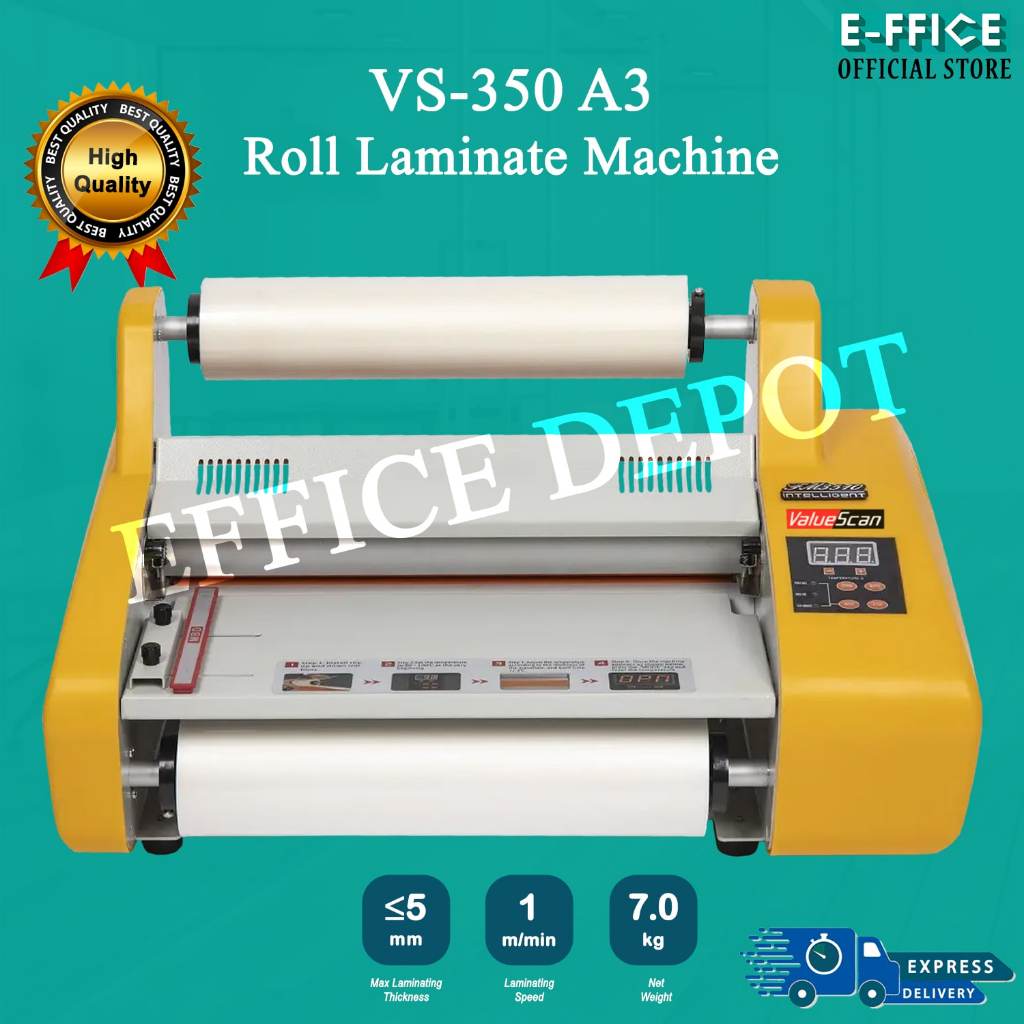 Effice Depot - VS-350/FM3510 A3 Roll Laminating Machine / Laminator ...
