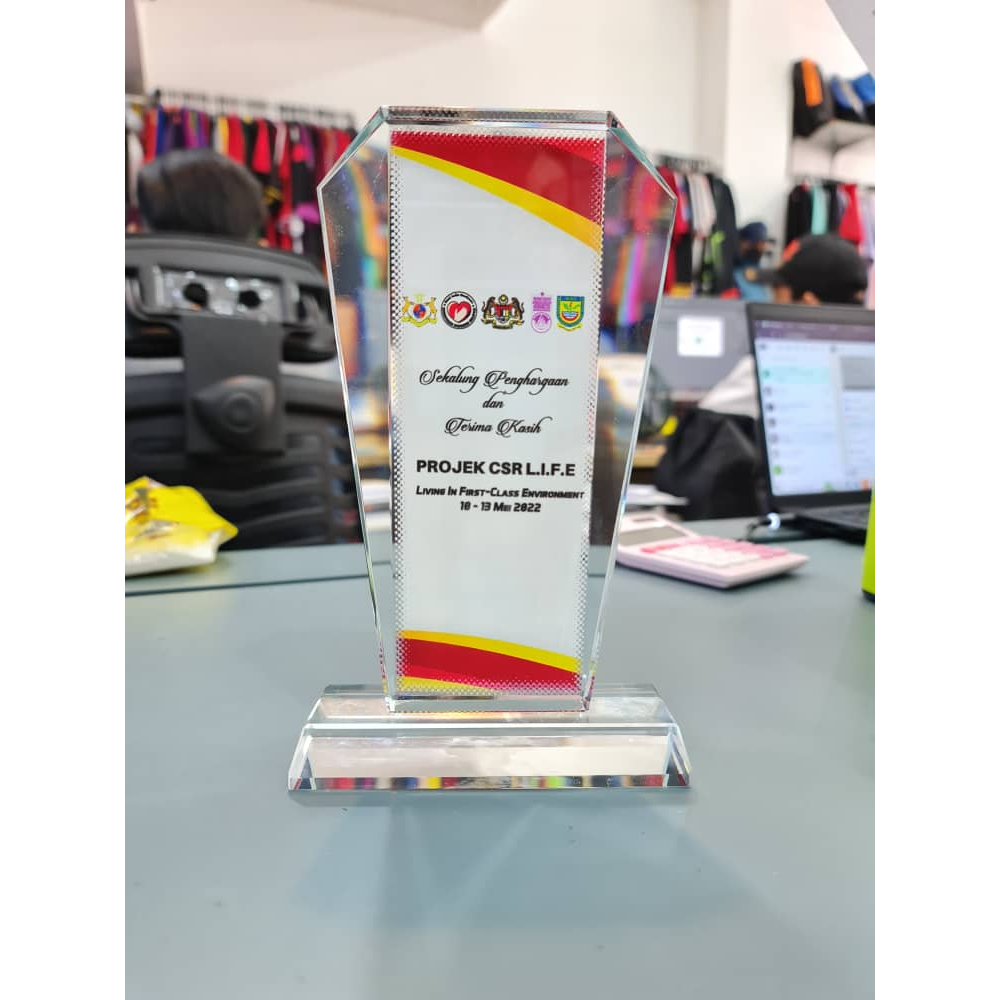 Crystal Plaque Cenderahati Event | Sekolah Dinner Anugerah Hari Guru ...