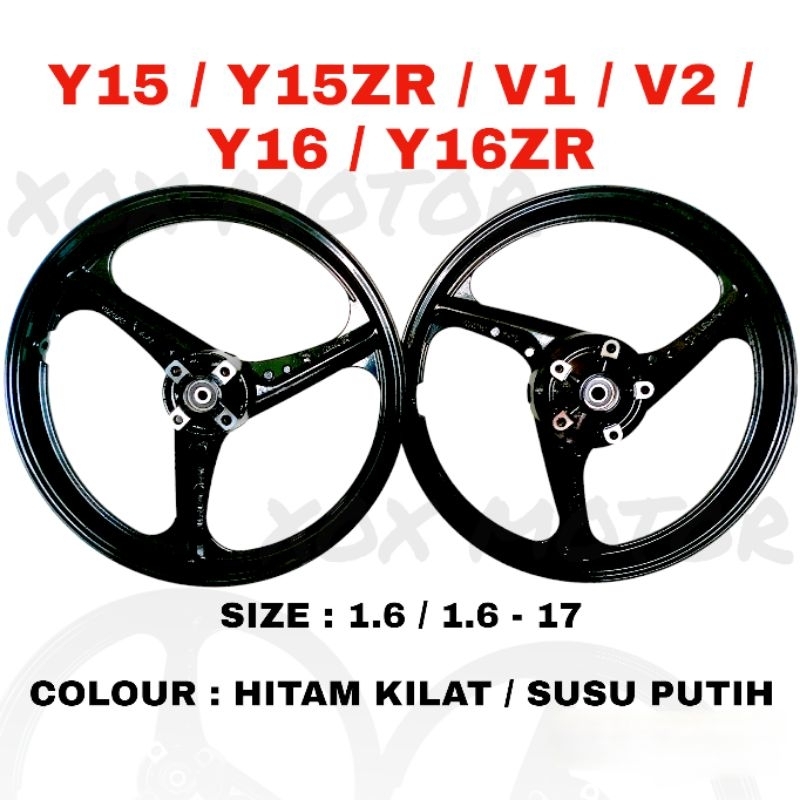 SPORT RIM ENKEI 3 BATANG Y15 Y15Z Y15ZR Y16ZR SIZE 1.6 / 1.6 -17 WITH BEARING BUSH | Shopee Malaysia