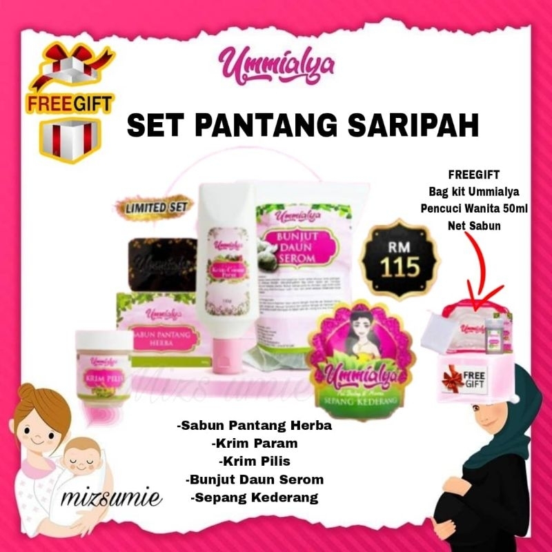 Set Pantang Ummialya/Set Bersalin/Set Berpantang Ibu & anak | Shopee ...