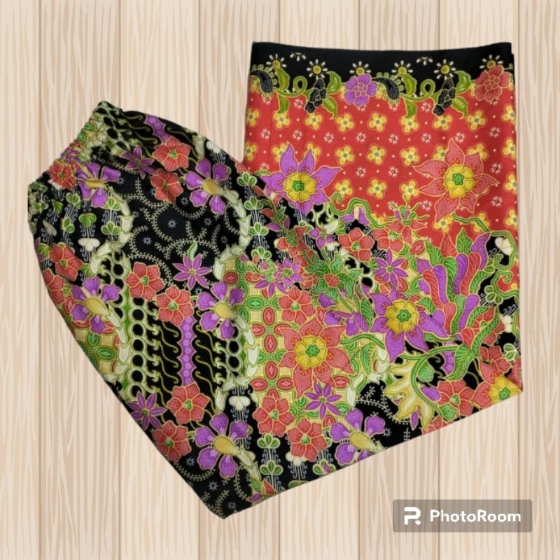 🔥Kain Batik Berpantang Lipat Depan Siap Getah/Jahit Selisih Confinement ...