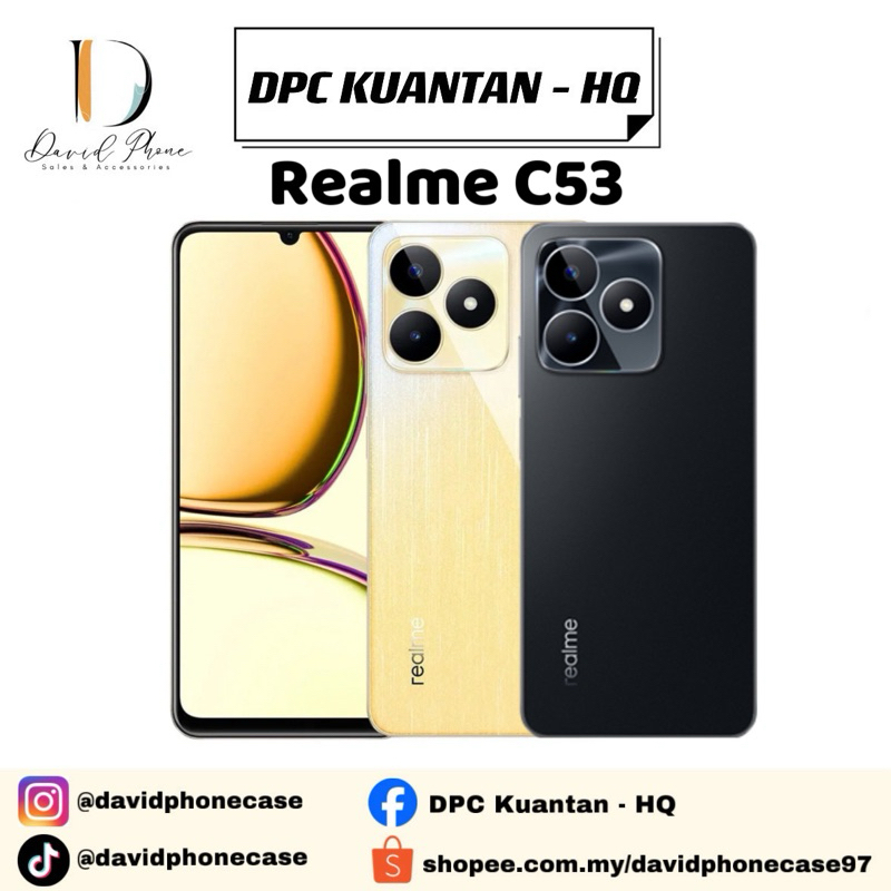 Realme C53 6+6(12GB) RAM +128GB ROM｜8+8（12GB）RAM +256GB ROM ｜33W superVOOC Charge｜5000mAh ...
