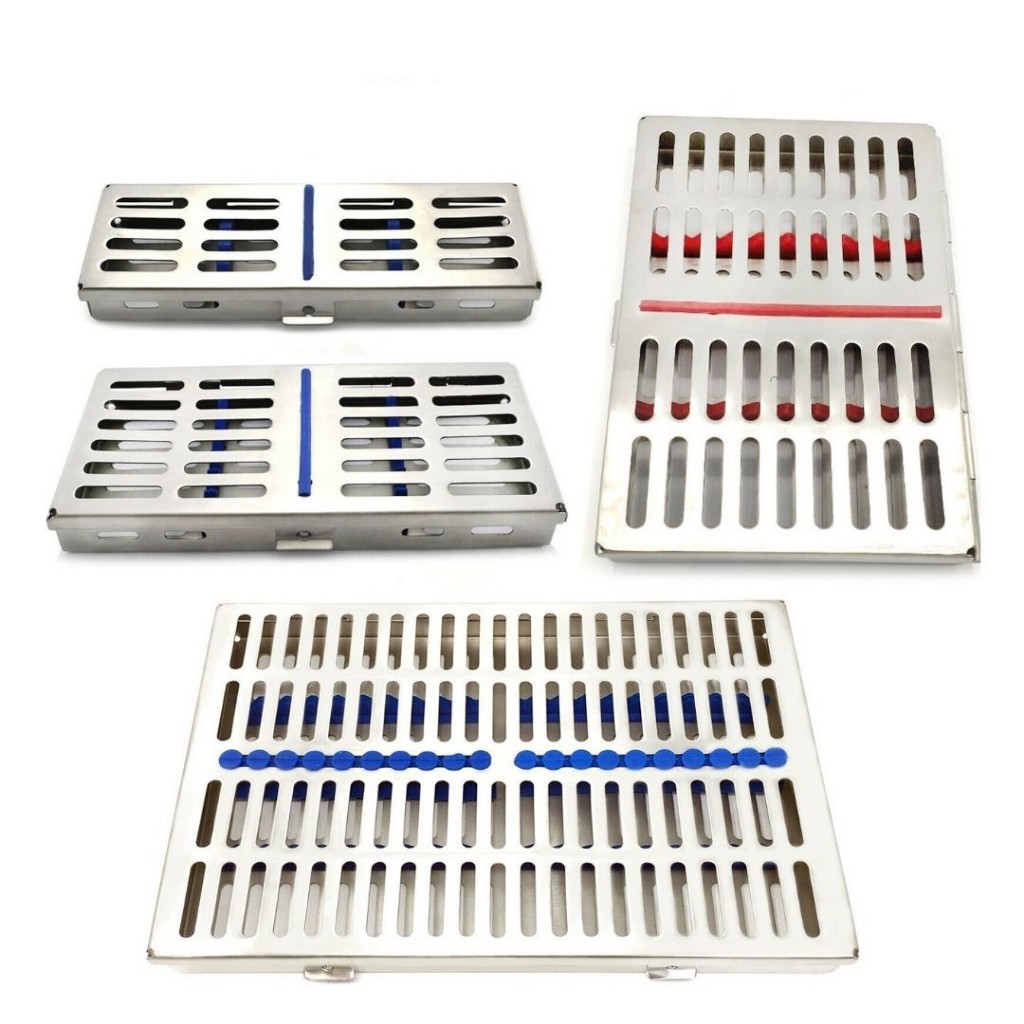 Dental Autoclave Sterilization Cassette Rack Box Tray for 5/7/10/20 ...
