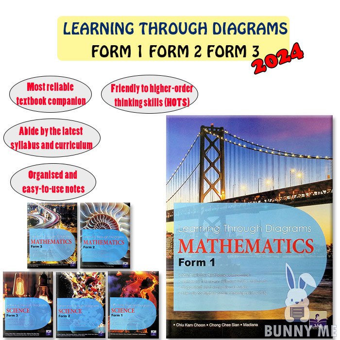 [BUNNY] 2024 Buku Latihan : Learning Through Diagrams Form 1,2,3 ...