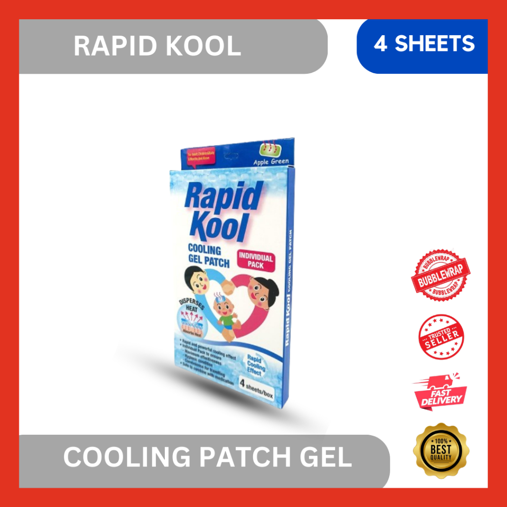PROMO! RAPID KOOL COOLING GEL PATCH/PENAMPAL GEL SEJUK | Shopee Malaysia