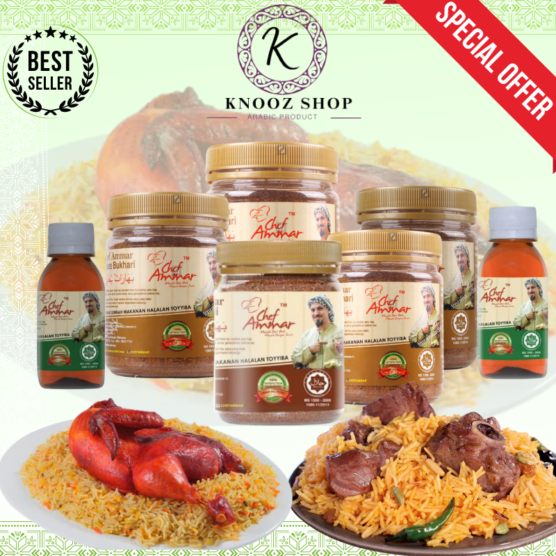 Rempah Chef Ammar Nasi Arab (Mandy, Kabsa, Beriani, Maklubah, Bukhari ...