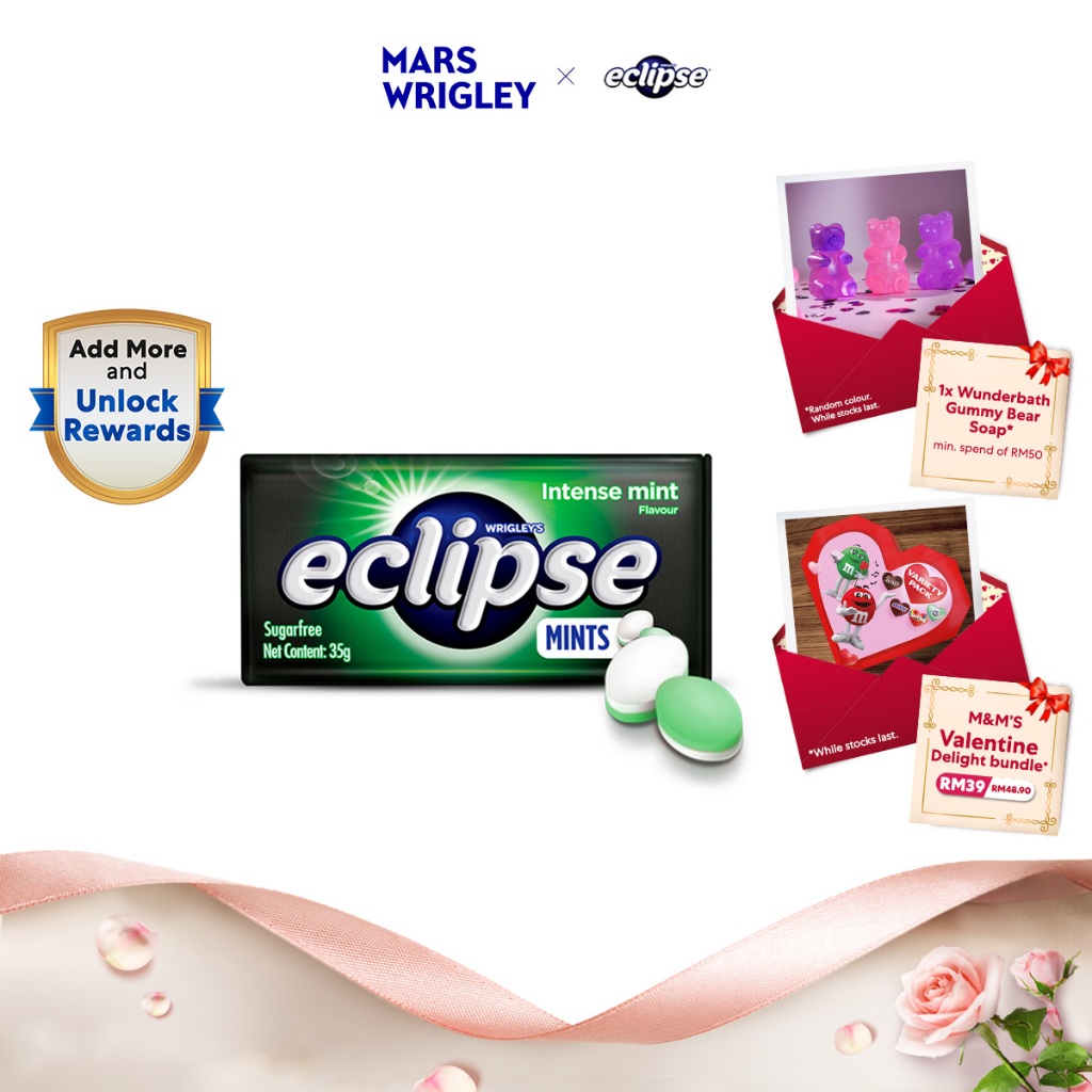 Eclipse Mints Intense Mint Tins 35g Candy / Sugar Free | Shopee Malaysia