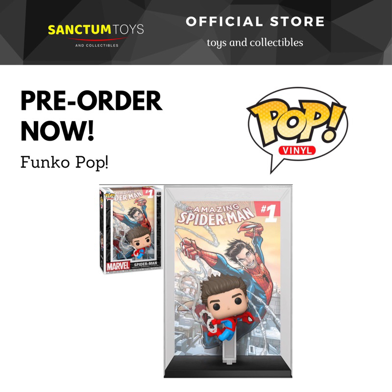 [PO] Funko Pop! Comic Covers: The Amazing Spider-Man #1 Vinyl | Shopee ...