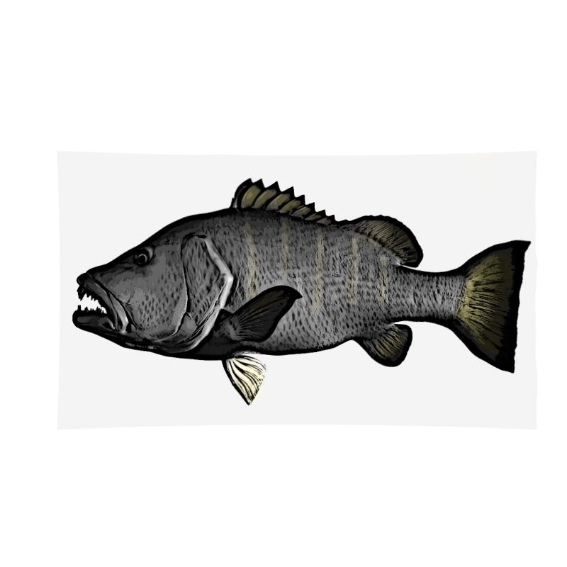 Stiker Toman , Sebarau , Peacoak Bass Waterproof / Stickers Ikan ...