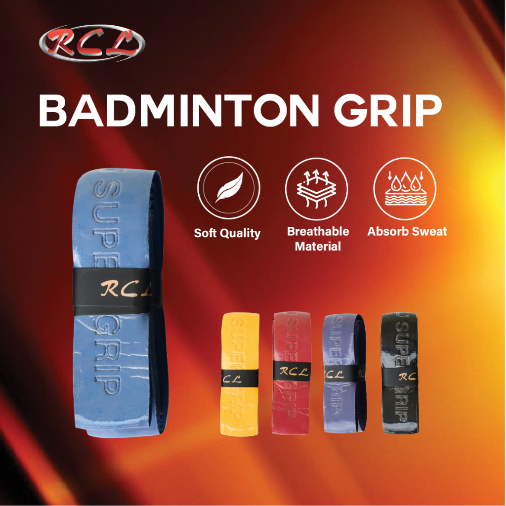 Ready Stock Wholesales🔥RCL [GP350]🎁 [Badminton Racket Grip 羽球柄手胶 ] 5 ...