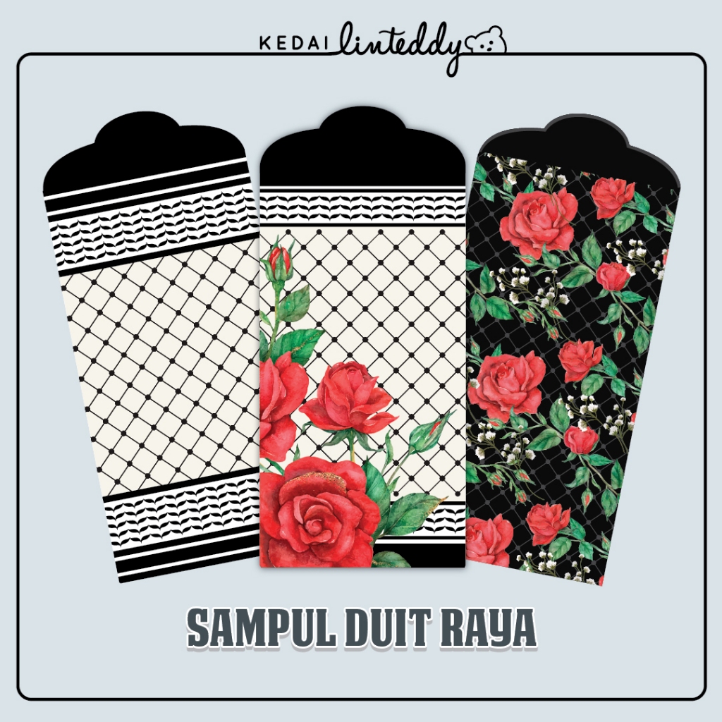 [Ready Stock] Sampul Duit Raya / Angpao Raya Tema Palestin | Shopee ...