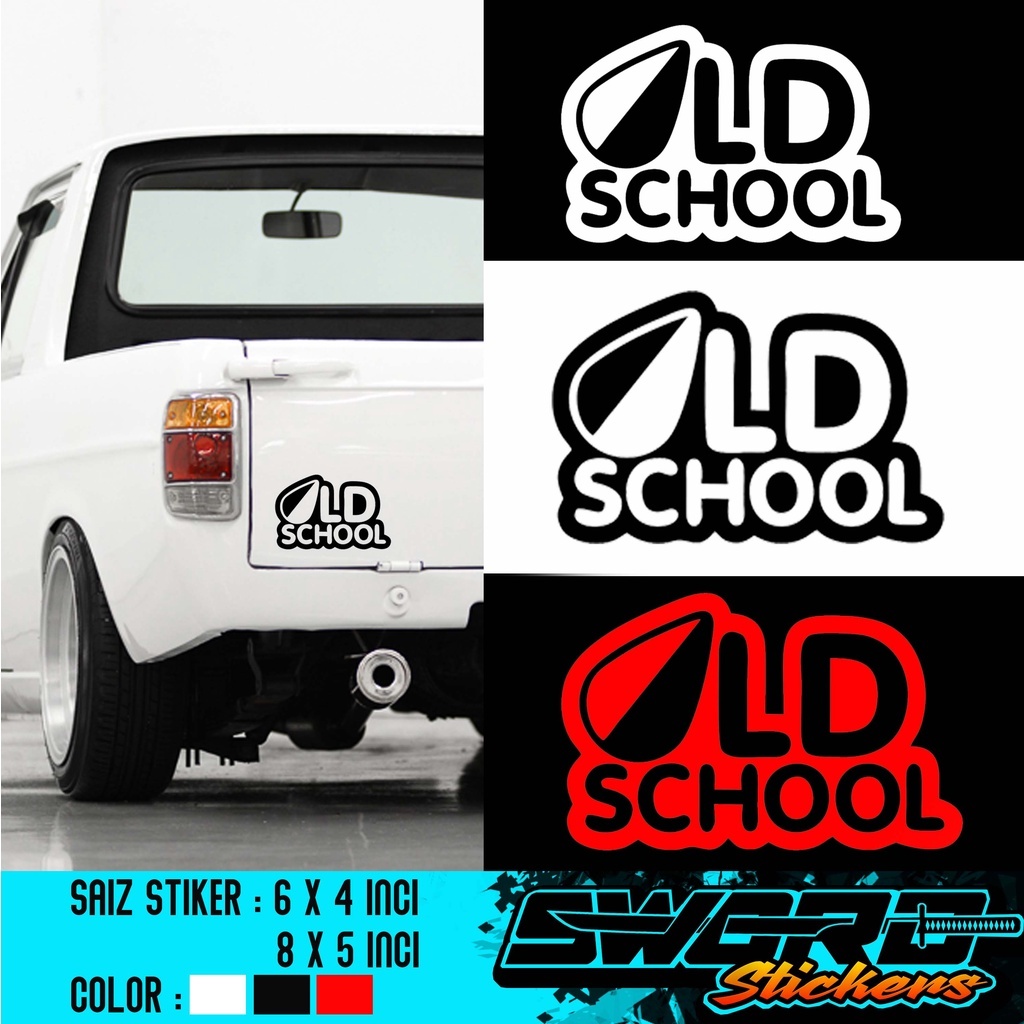 OLD SCHOOL STICKER / CAR STICKER / STIKER KERETA / KERETA LAMA / STIKER POTONG | Shopee Malaysia