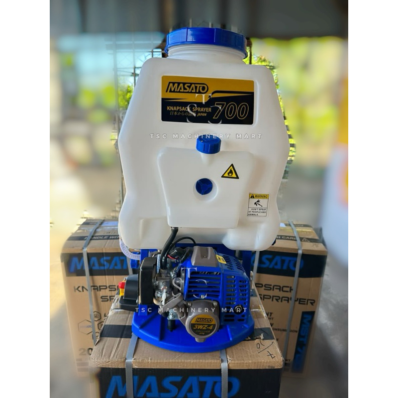 Masato MTS 700 20L Knapsack Power Sprayer Pump Racun TWO turbo air ...