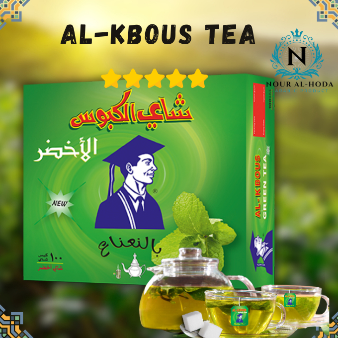 Al-Kbous Green Tea With Mint,100 sachets | Shopee Malaysia