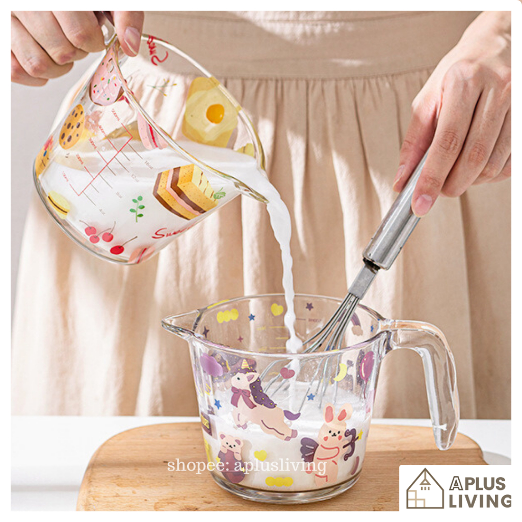 Multifunctional Heatproof Ovenware Glass Measuring Jug Measuring Cup ...