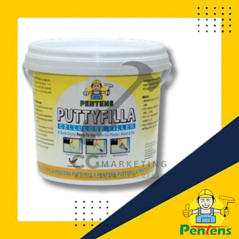 PENTENS Wall FIlla 1.5kg/Wall Crack Filler/Wall Filler/Wall Cement/Wall ...