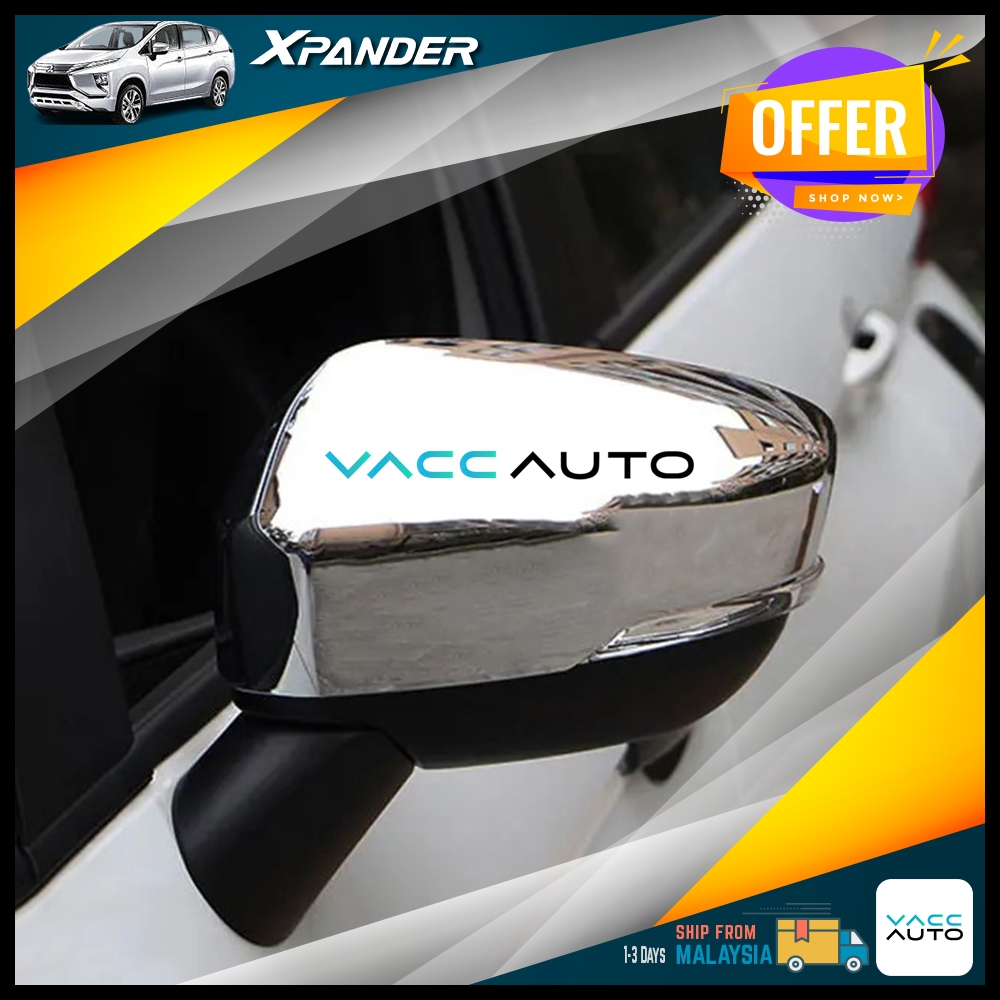 Mitsubishi Xpander NC 2020-2026 Side Mirror Cover Protector Chrome ...