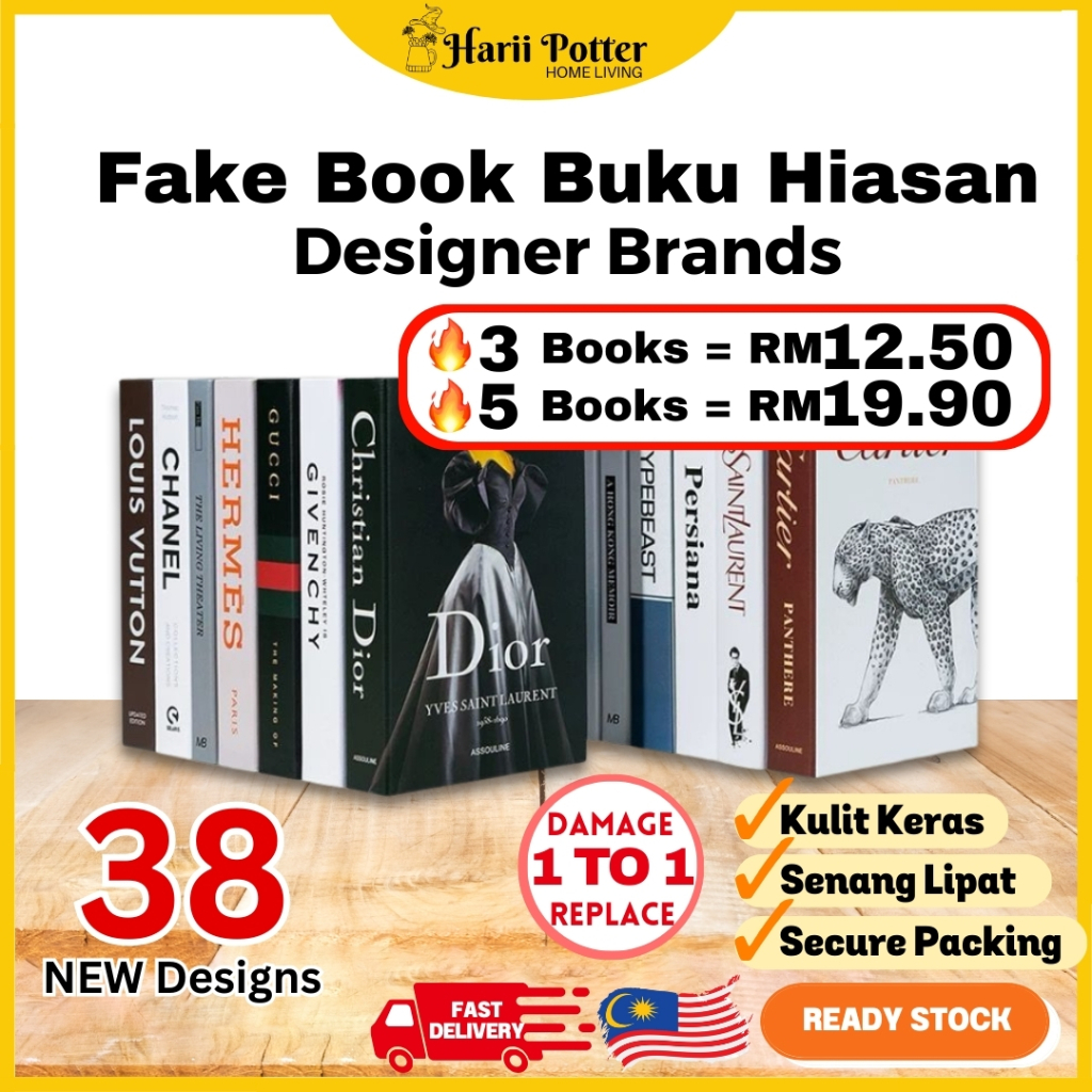 Fake Book Decorations Fake Book Display Decorative Book Fake Designer ...