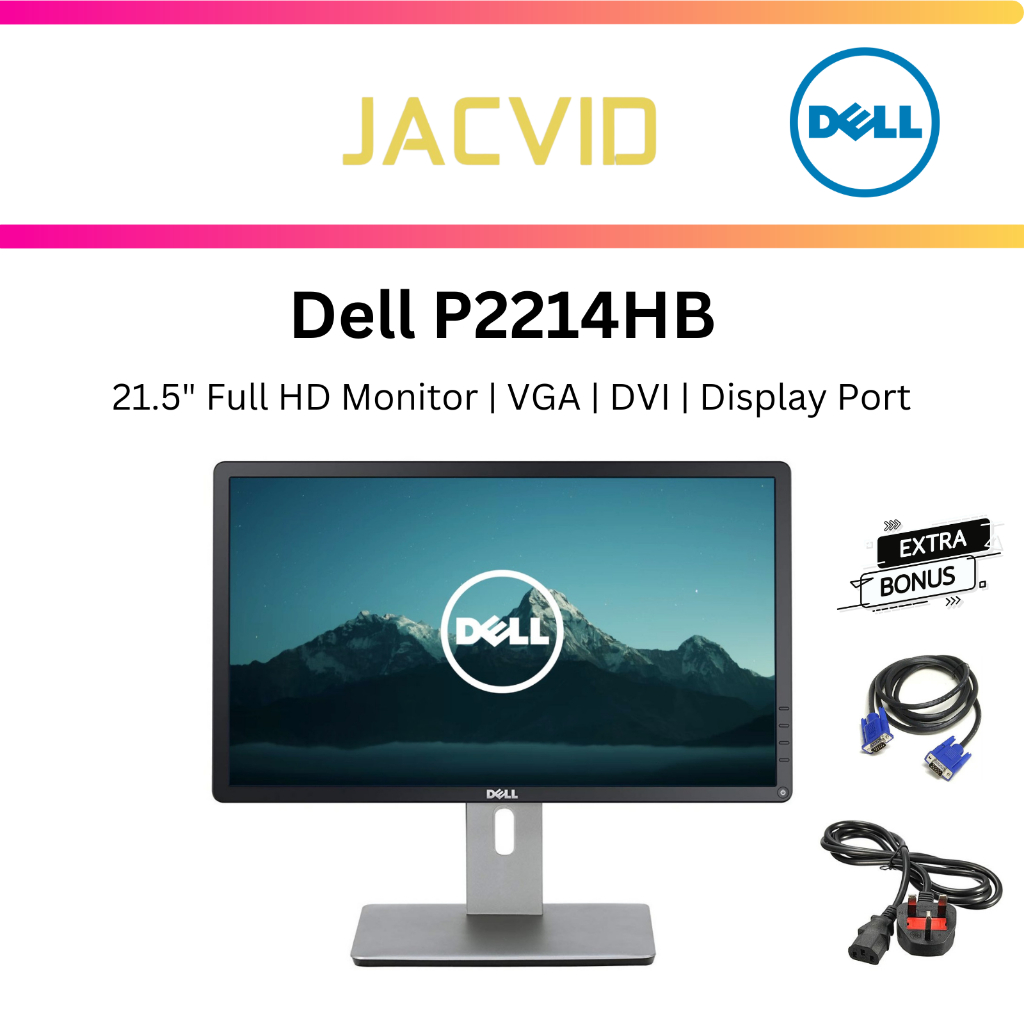 Dell P2214HB 22" Inch Widescreen Full HD LED Backlit LCD Monitor ...
