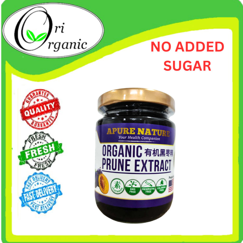 【NO SUGAR ADDED】APURE NATURE 100% ORGANIC PRUNE EXTRACT 有机黑枣精 (280g ...