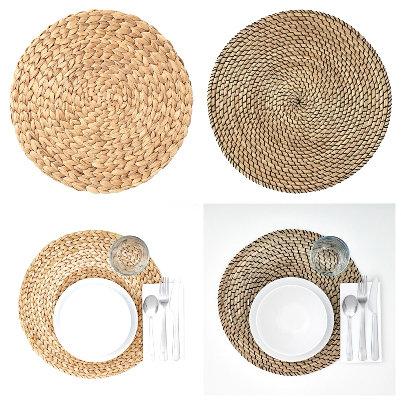 LATTAD / SOARE Rattan Placemat Pelapik Pinggan Makan Alas Pinggan Rotan ...