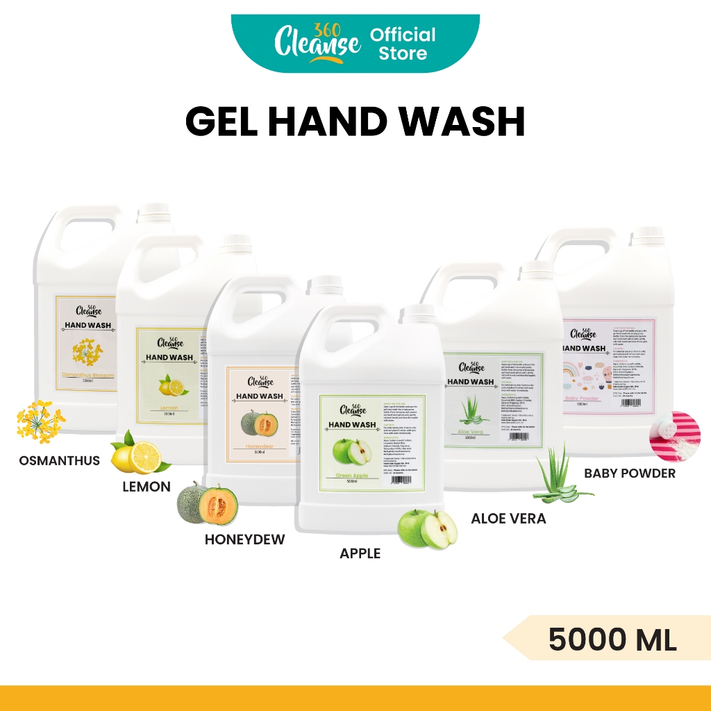 Cleanse360 Gel Hand Wash [Gel type - 5000ml] | Shopee Malaysia