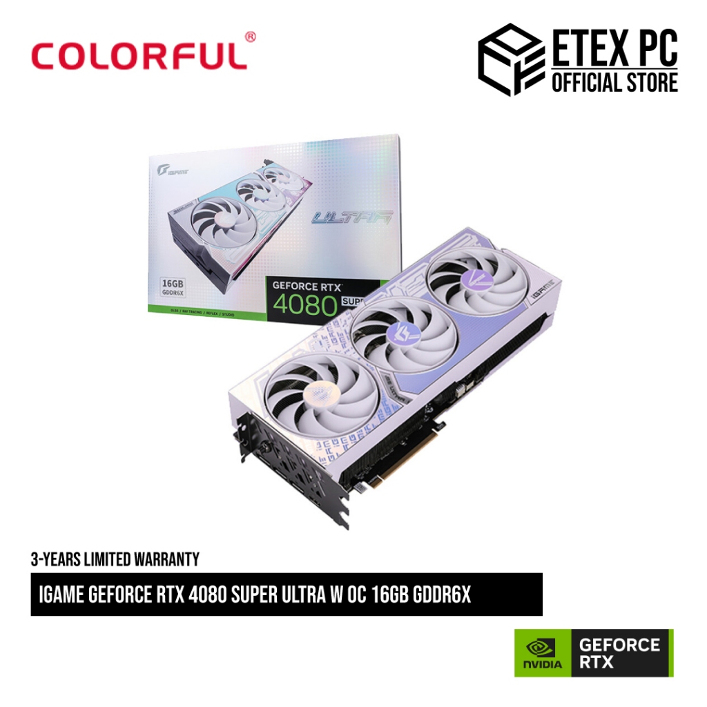 Colorful iGame Geforce RTX 4080 SUPER Ultra W OC 16GB GDDR6X # iGame ...