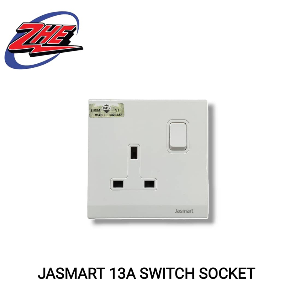 JASMART 13A SWITCH SOCKET OUTLET / WALL SOCKET SWITCHES SIRIM APPROVED ...