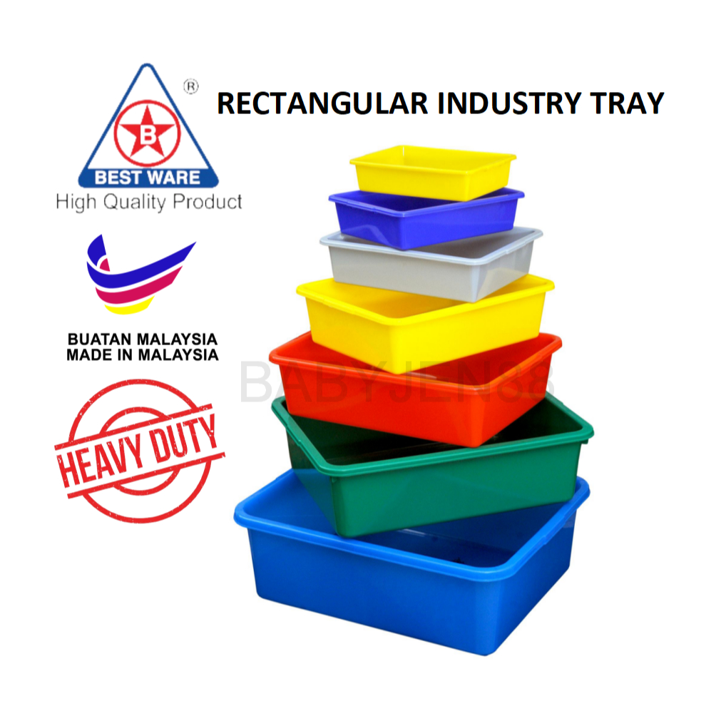 Bestware Rectangular Industry Tray/Small Cake Tray/Bakery Tray/ Bread ...