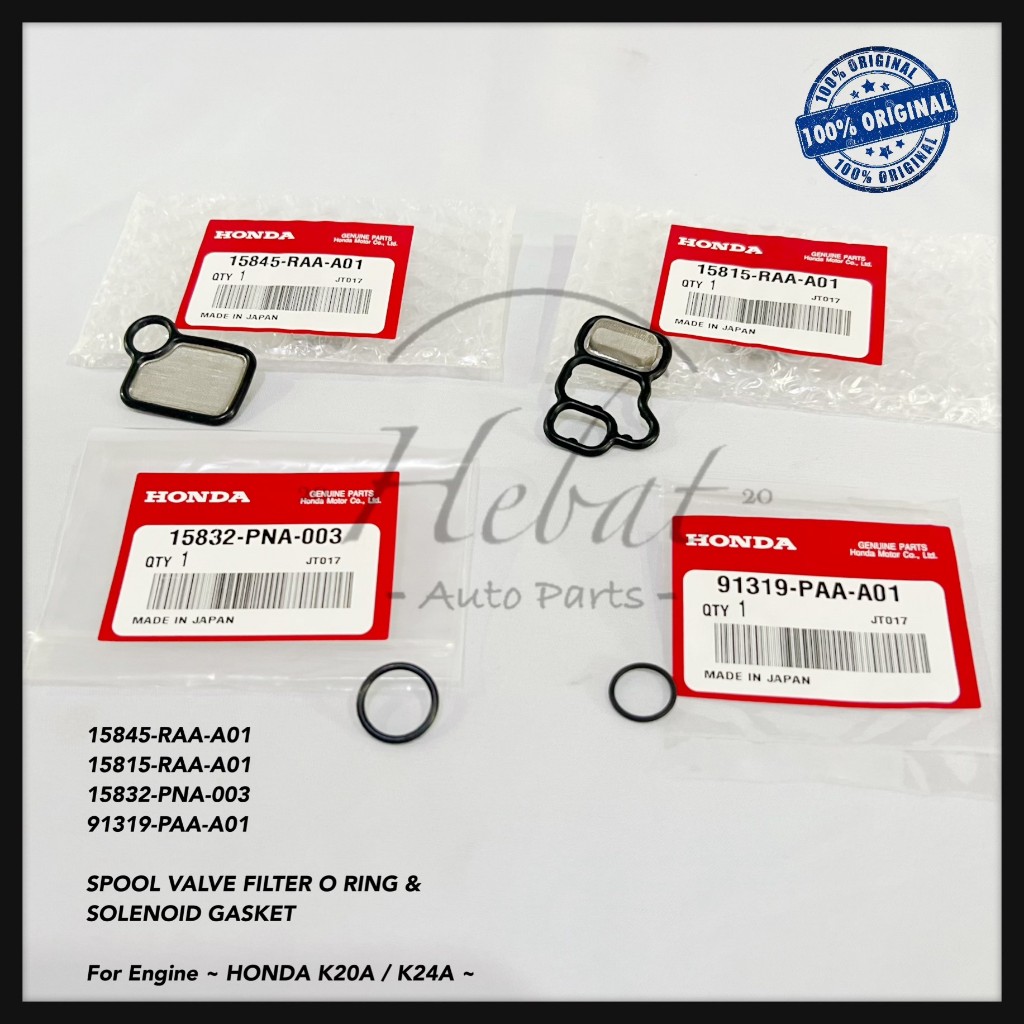 Honda Civic FD SNA 2.0 Odyssey RB1 Stream 2.0 CRV S9A Accord SDA 2.0 / 2.4 Spool Valve Filter O ...