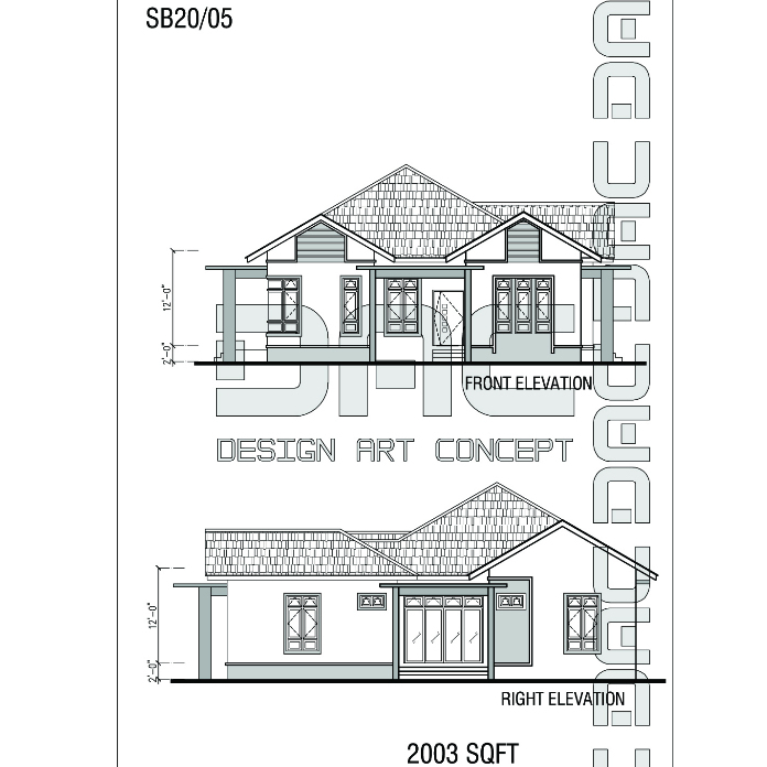 SB20-05 - 2003kp Lukisan Pelan Design Plan Rumah Banglo Arkitek ...