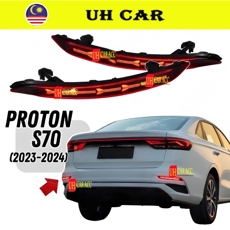 Proton S70 Rear Bumper Led Reflector Light Dynamic Welcome Light ...