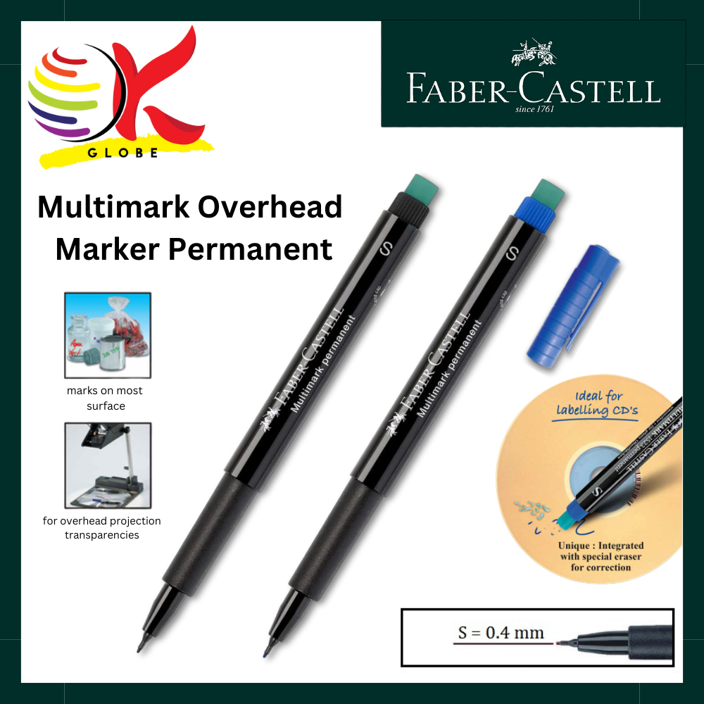 FABER-CASTELL MULTIMARK S OVERHEAD MARKER PERMANENT WATERPROOF ...