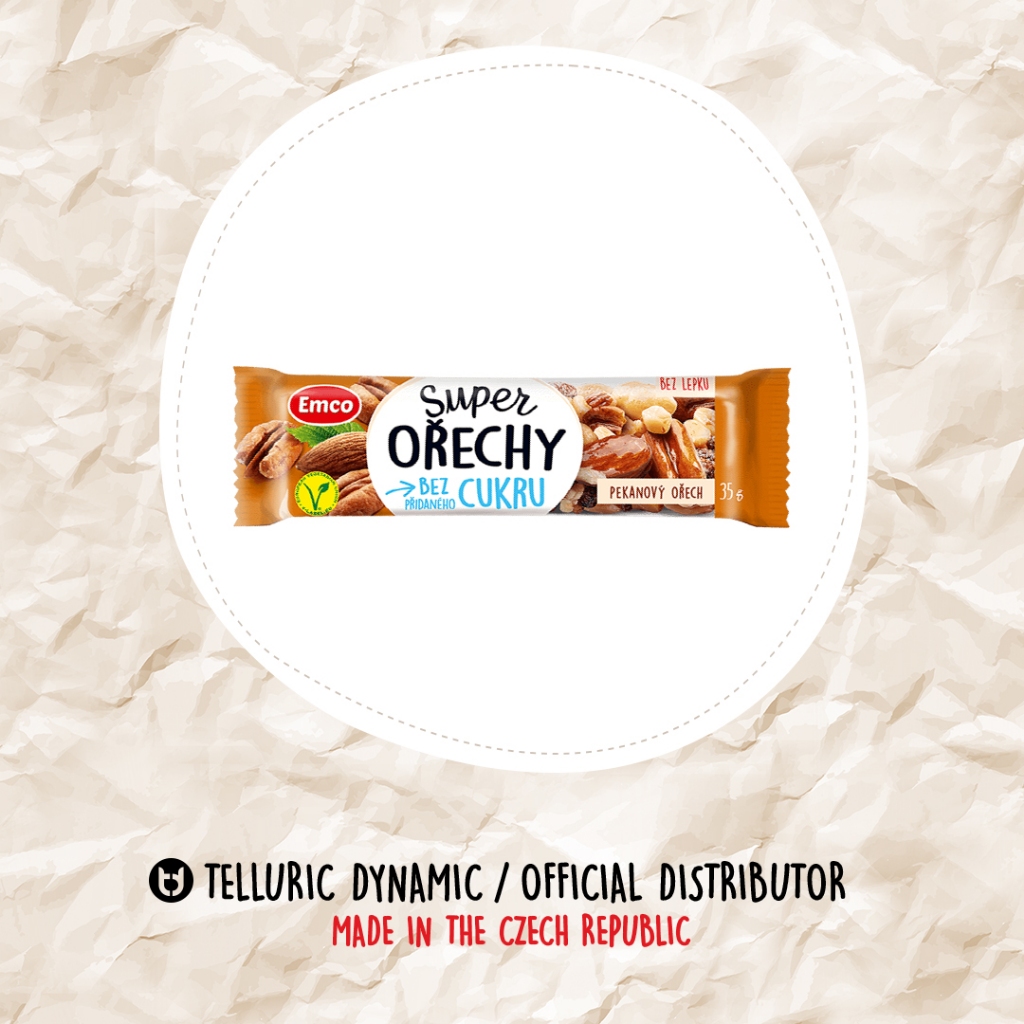 Emco (NO ADDED SUGAR) Nut Bar Pecan 35gm SKU#923923 | Shopee Malaysia