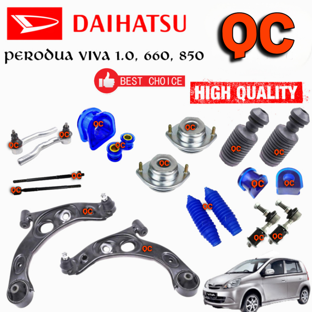 19 Item Combo Set FRONT Suspension Part Perodua Viva 1.0, 660, 850 ...