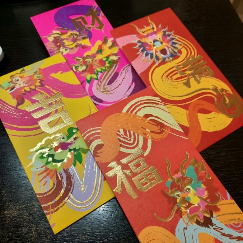 Red Packet - OCBC Bank - Year 2024 - (8pcs Per Pack) | Shopee Malaysia