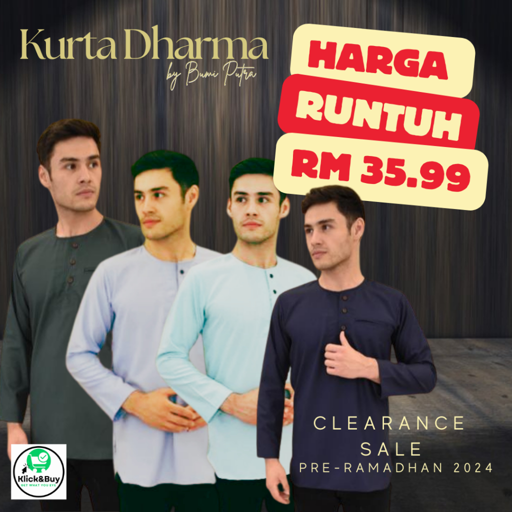 [Ramadhan Sale] Kurta Dharma By Bumi Putra (Ready Stock) | Shopee Malaysia