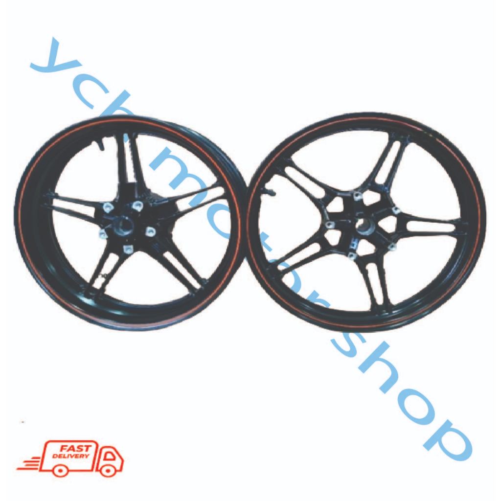 YAMAHA Y15 Y15ZR Y16 Y16ZR 100% ORIGINAL YSUKU RACING SPORT RIM 5 SPOKE 5 BATANG 185x350 SPORT ...