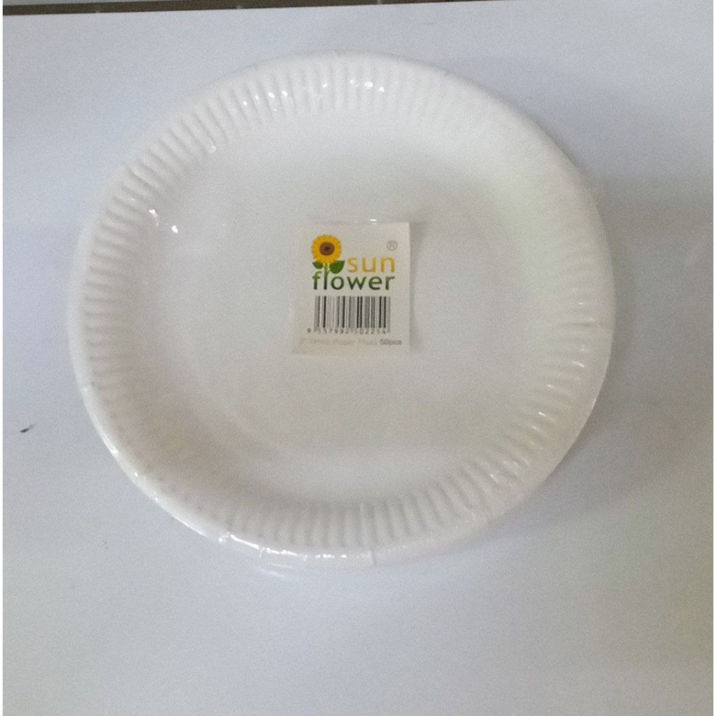 PAPERPLATE 50PCS/ PINGGAN KERTAS BOLEH DIGUNAKAN SEWAKTU JAMUAN ...