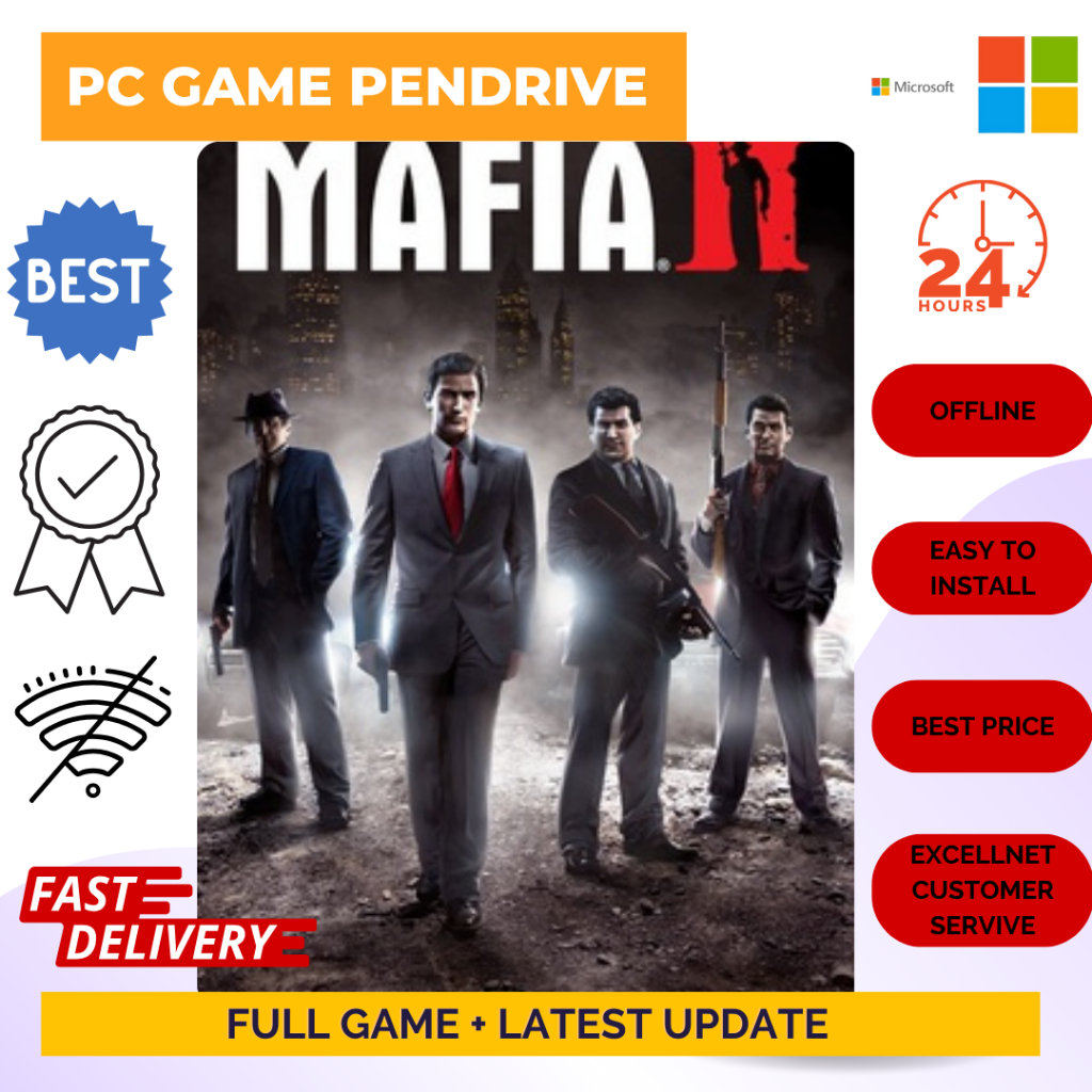 Mafia 2 - Offline [ Pendrive 32 GB ] PC Game | Shopee Malaysia