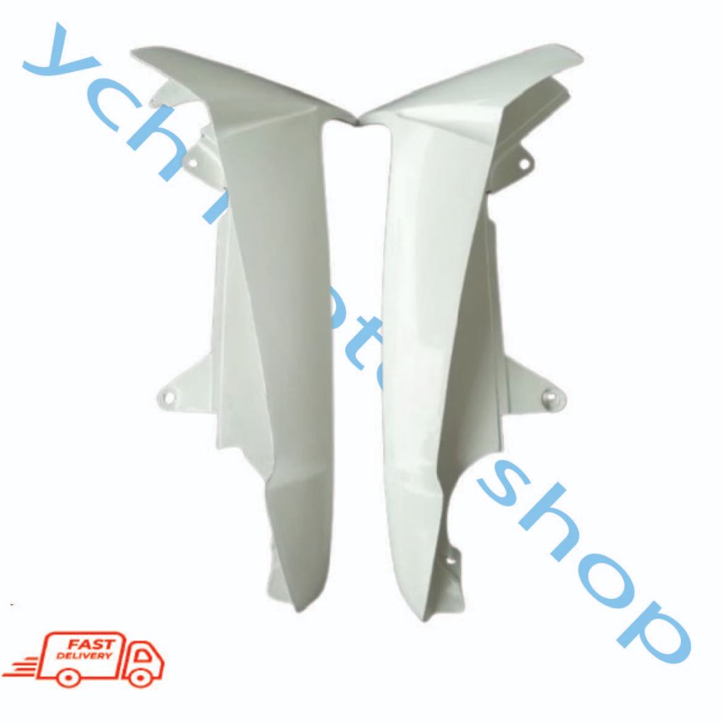 SUZUKI RG RG SPORT RGS RG 110 RGV RGV120 RGV 120 WHITE LEG SHIELD SAYAP ...