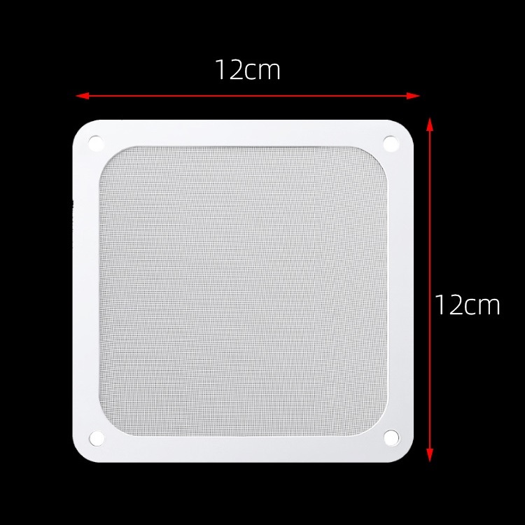 PC Case Fan Dust Filter Black or White Magnetic Dustproof Net / Mesh ...