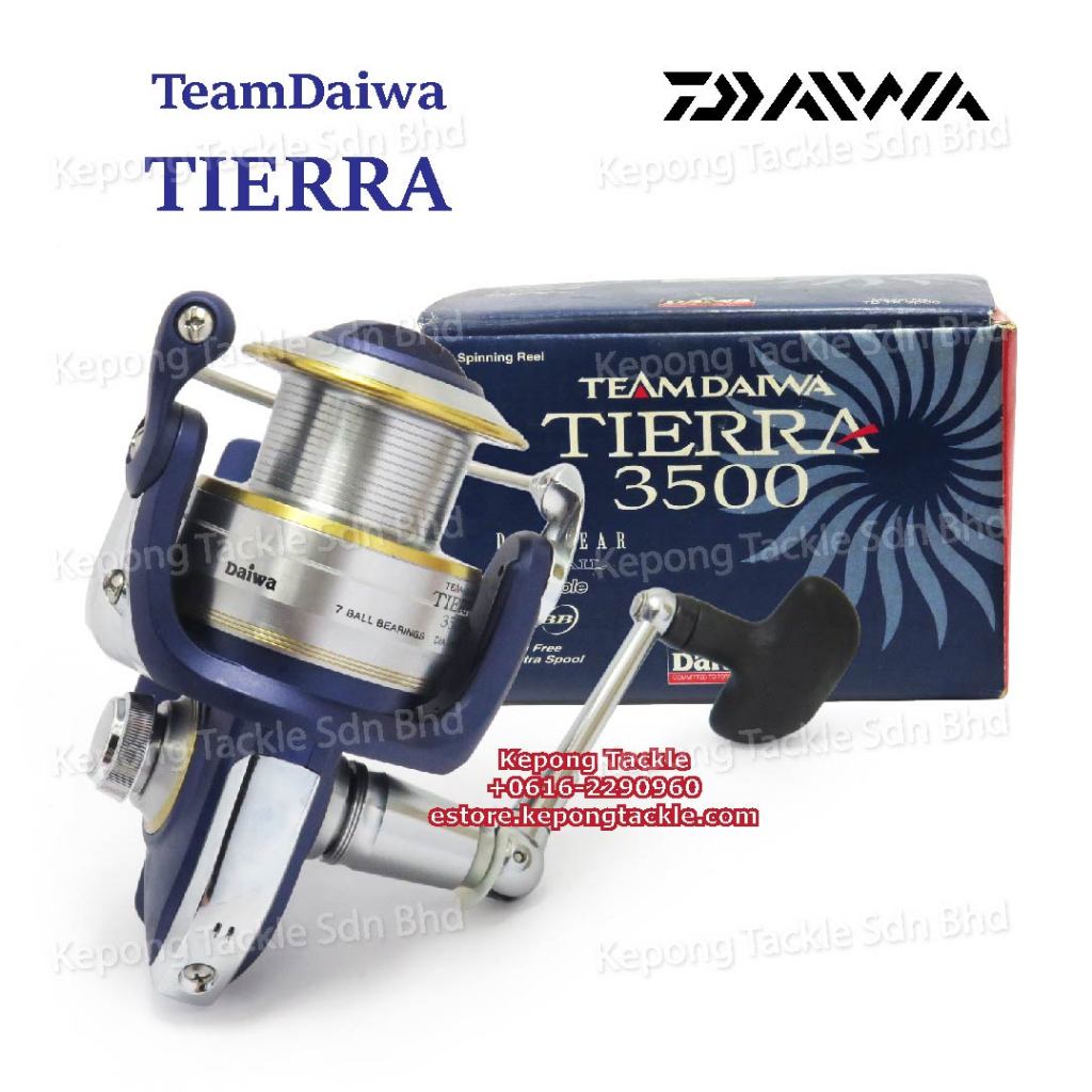 Team Daiwa TIERRA TDTR3500 3500 Spinning Reels WITH 1 YEAR WARRANTY ...