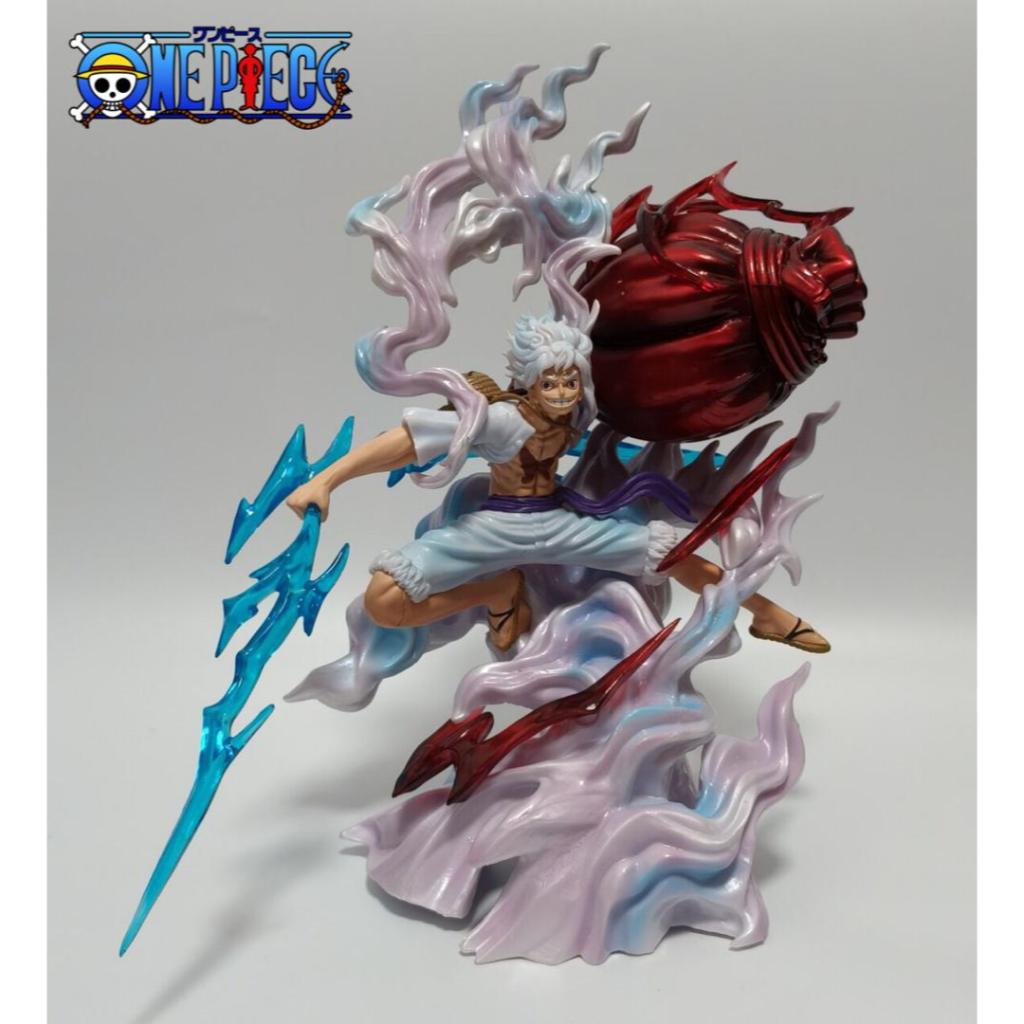 One Piece Monkey D. Luffy Gear 5 Gomu Gomu no Mi GK 27cm Action Figure ...