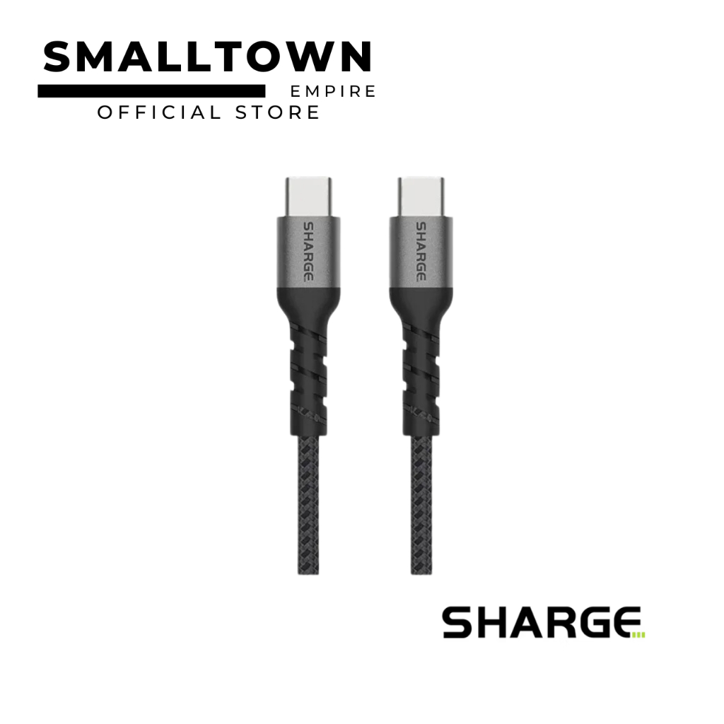 SHARGE Braided USB-C to C 100W / Type C to L Cable | Shopee Malaysia