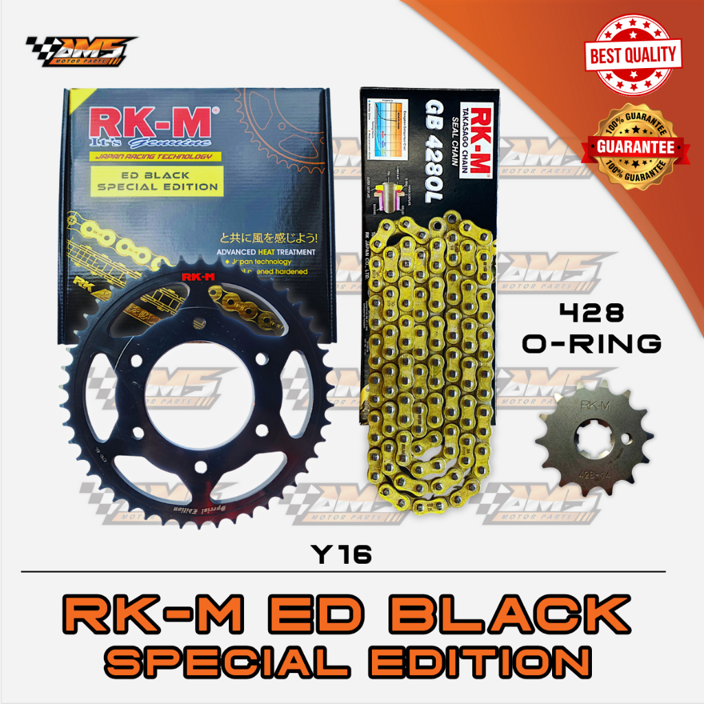RK-M ED BLACK SPECIAL EDITION 428 O-RING | Shopee Malaysia