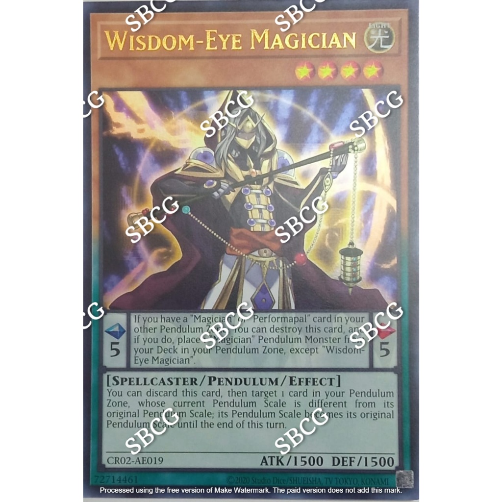 Creation Pack 02 "Wisdom-Eye Magician" ( CR02-AE019 ) | Shopee Malaysia