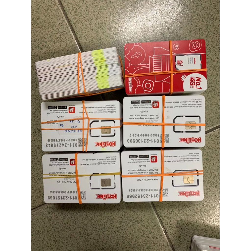 Hotlink 大卡 zero balance card | Shopee Malaysia
